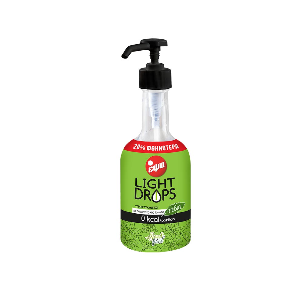 LIGHT DROPS Liquid sweetener with sweetener from the plant stevia 500 ...